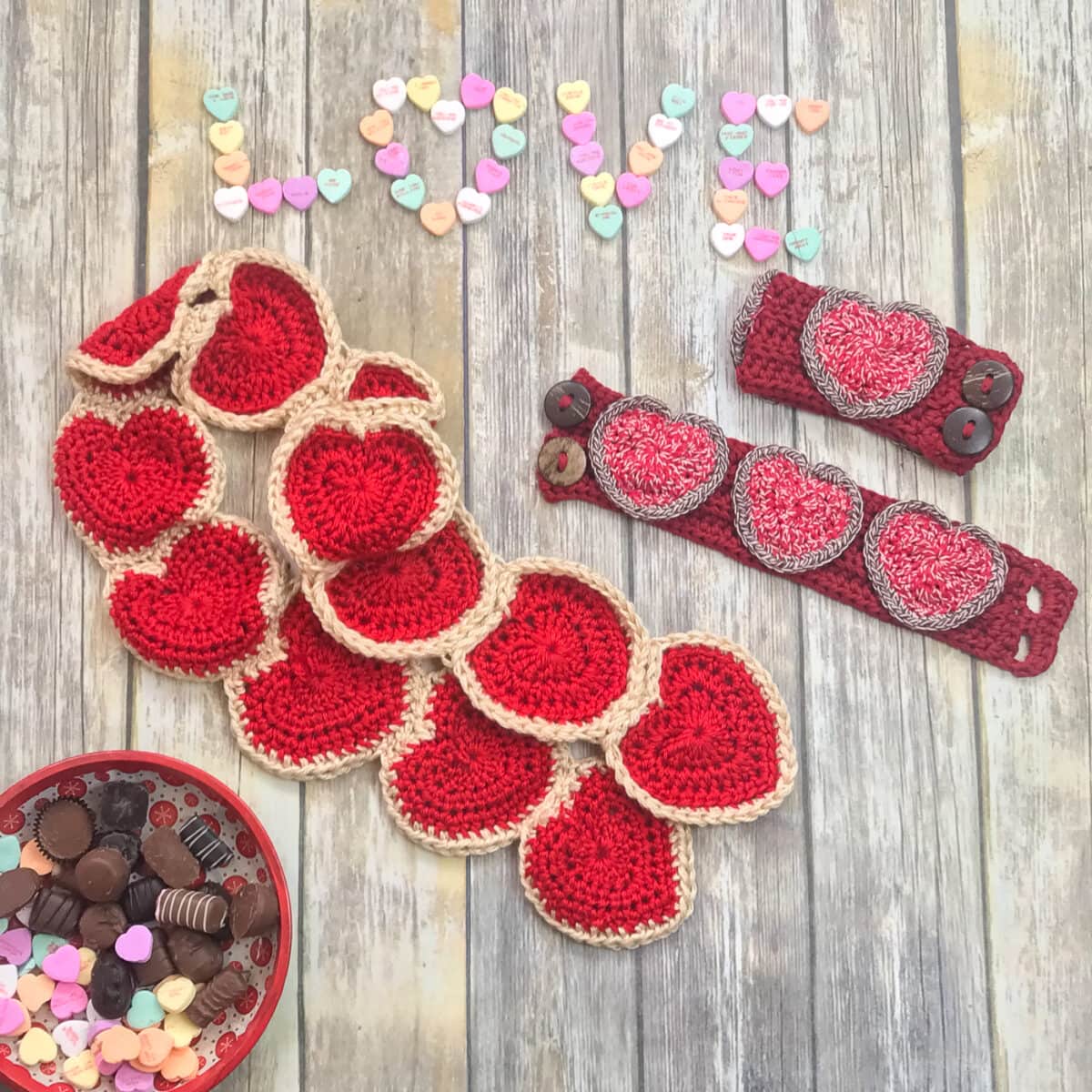 Beginner Crochet Heart Scarf Pattern | Heart on a Sleeve | free Crochet ...