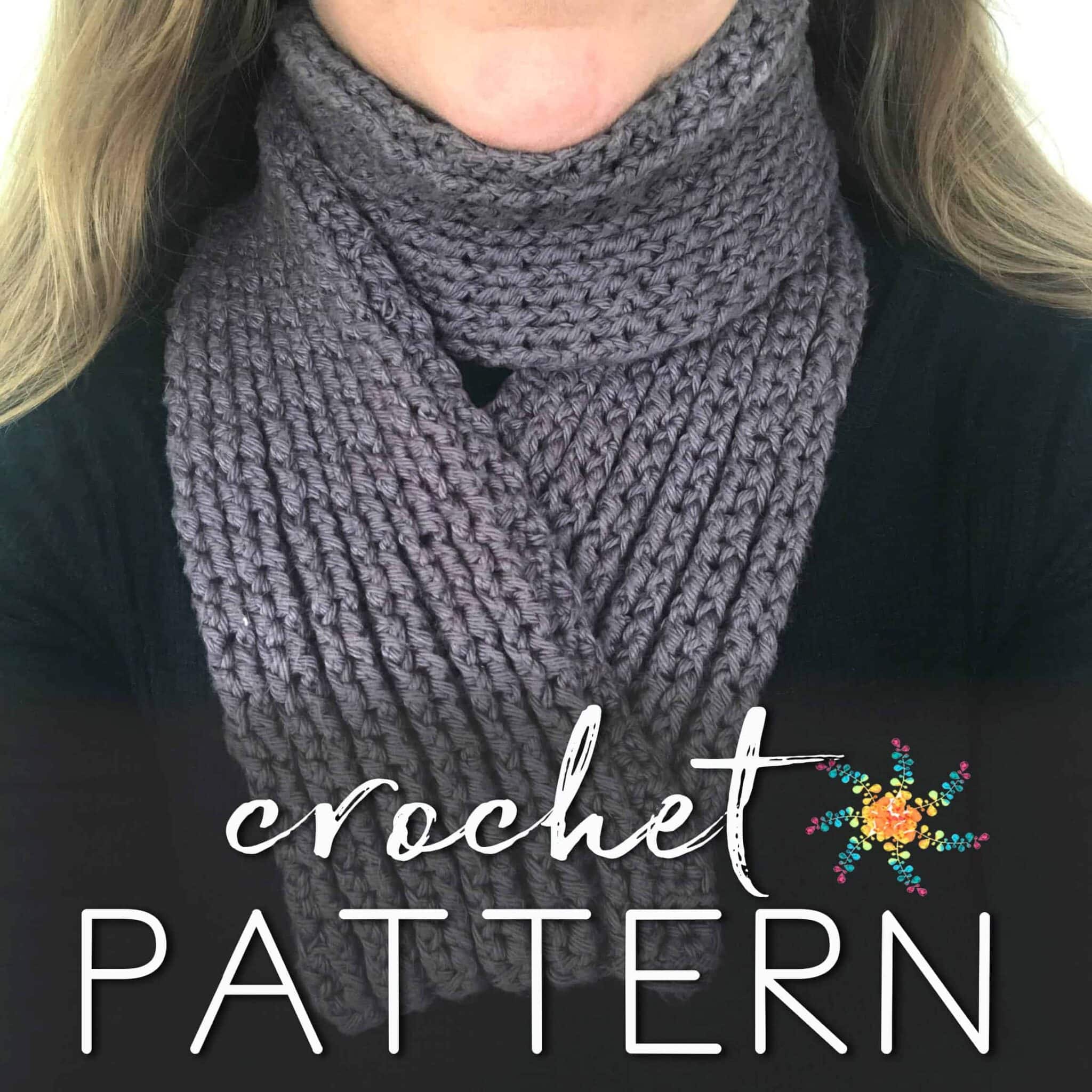 Essential Chic Minimalist Scarf ~ elegant crochet pattern for the ...