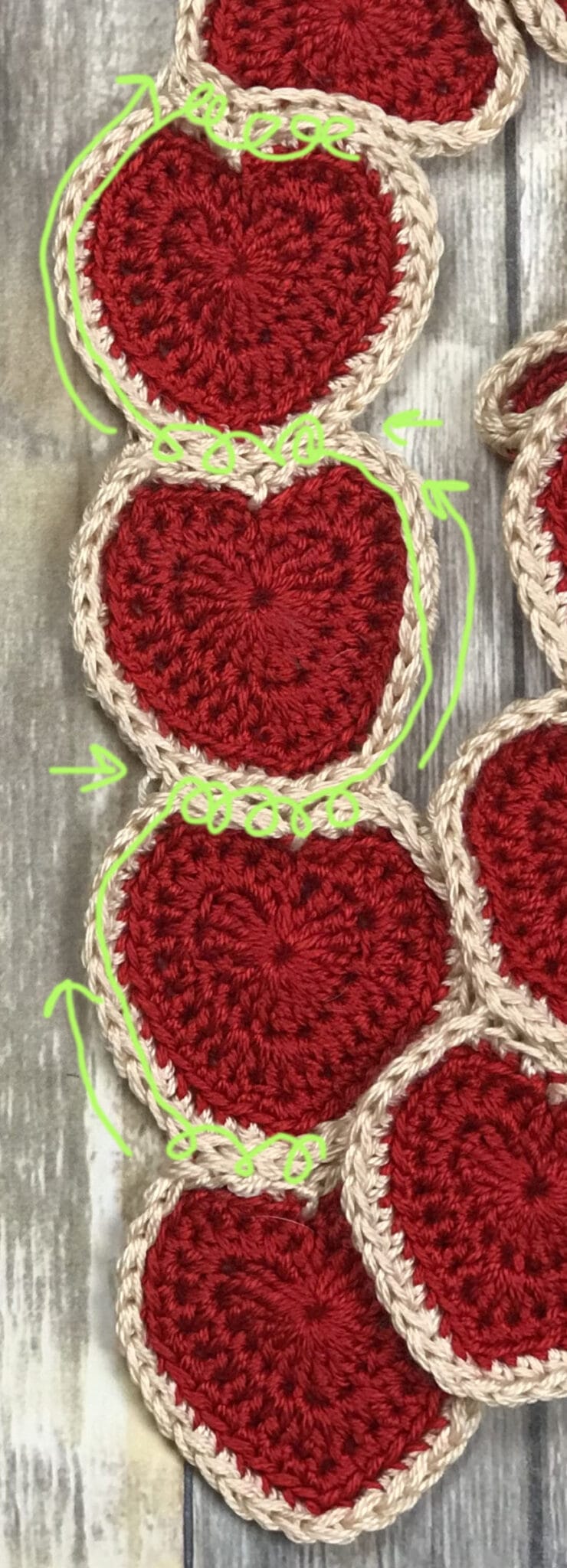 Beginner Crochet Heart Scarf Pattern | Heart on a Sleeve | free Crochet ...