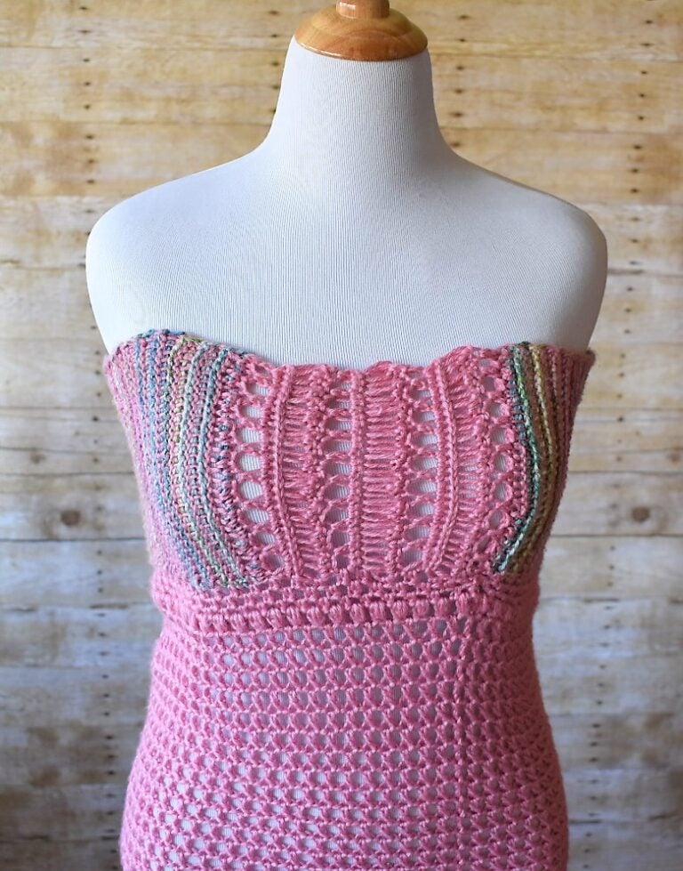 Neptune Beach Dress ~ FREE crochet pattern - Stardust Gold Crochet