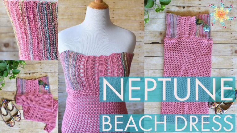 Neptune Beach Dress ~ FREE crochet pattern - Stardust Gold Crochet