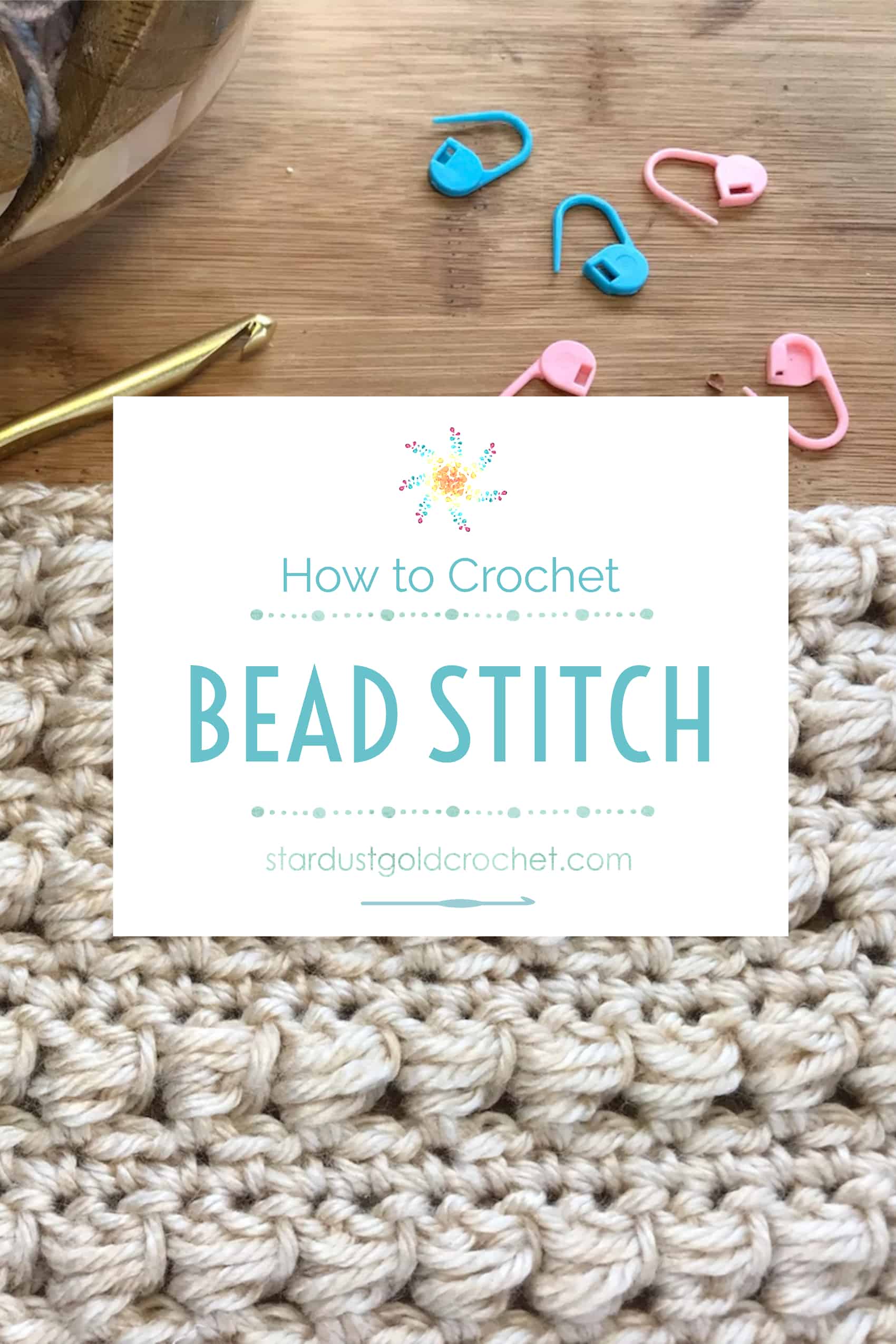 How to Crochet: Bead Stitch | Video Tutorial for Beginners | Stitch ...