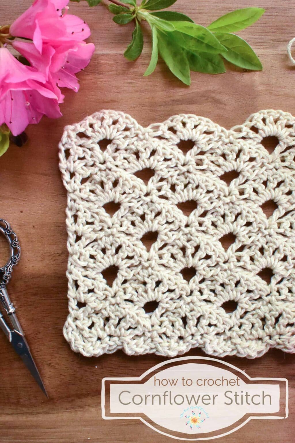 How to Crochet: Cornflower Stitch | Crochet Video Tutorial for ...