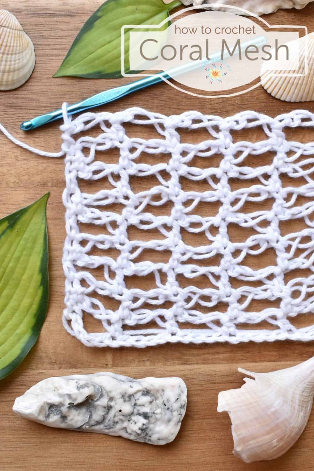 How to Crochet: Coral Mesh | Crochet Video Tutorial for Beginners ...