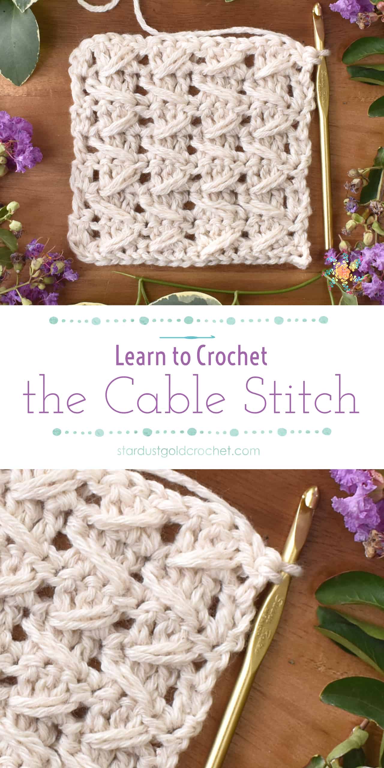 Cable Stitch | Crochet Video Tutorial for Beginners | Saturday Stitch ...