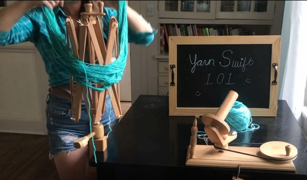 Yarn Swift & Yarn Ball Winder Video Tutorial | Yarn Basics 101 ...