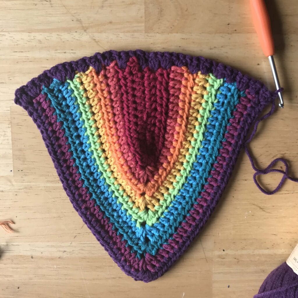 Rainbow Crochet Bikini Top | Free Crochet Bikini Top Pattern Tutorial ...