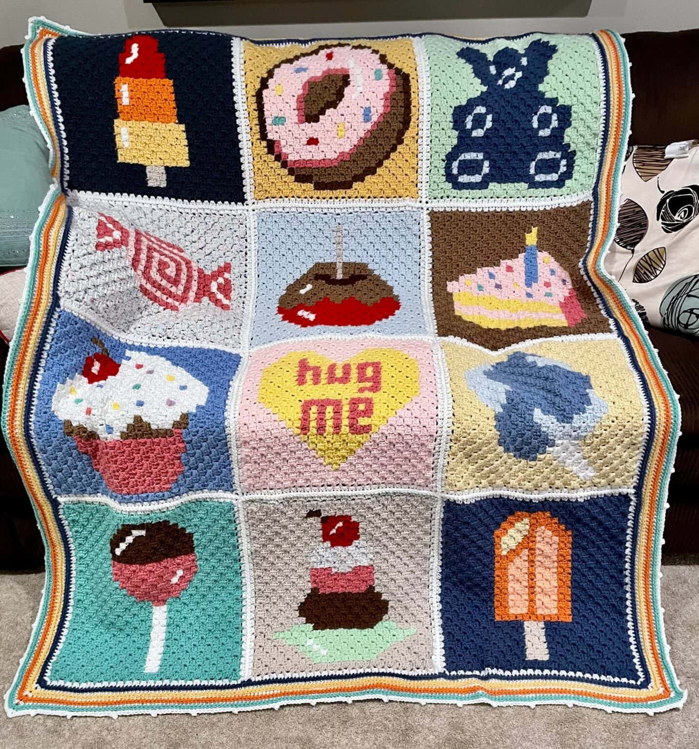 Sweet Treats CAL C2C Blanket Border Pattern | Sweet Treats CAL Blog Hop ...