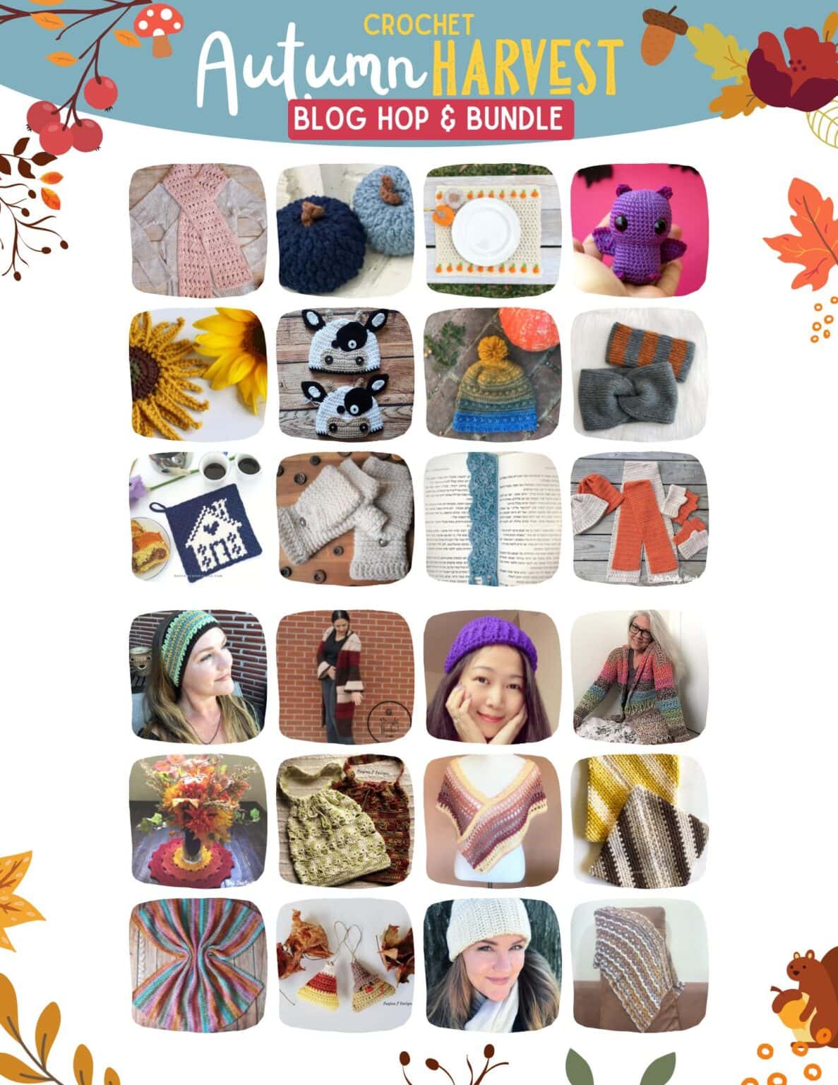 Autumn Harvest Crochet Blog Hop | Free Fall Crochet Patterns - Stardust ...