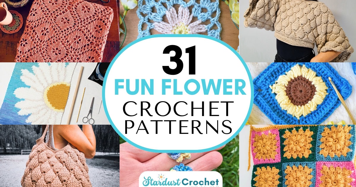 31 Flower Crochet Patterns | May Flowers Crochet Pattern Blog Hop ...