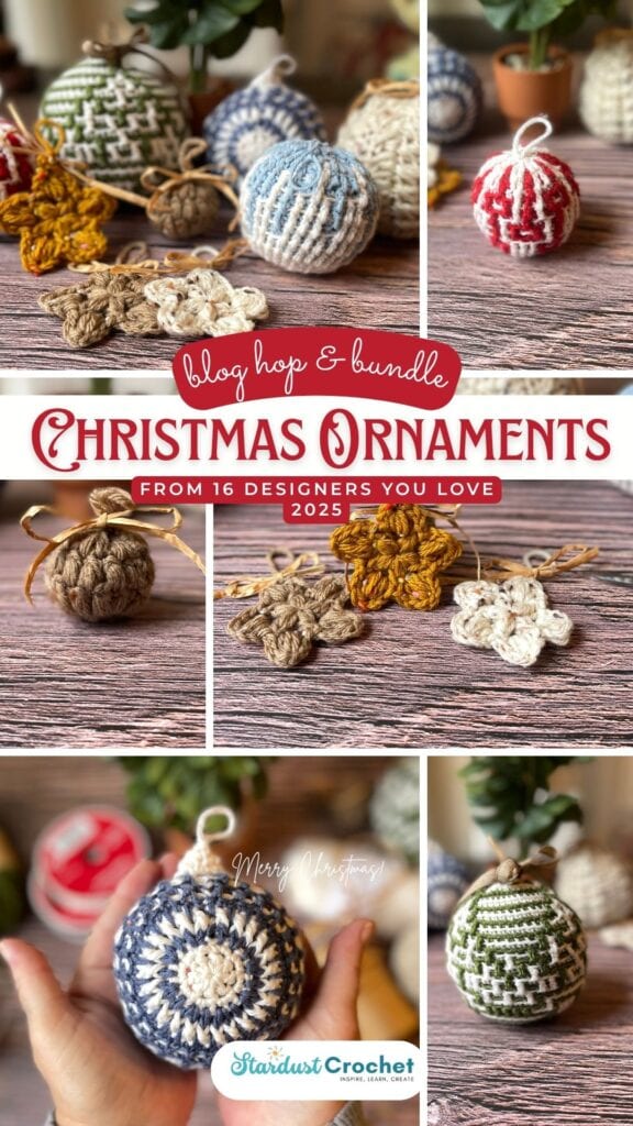 24 Free Crochet Christmas Ornaments - Keepsakes Collection - Stardust ...