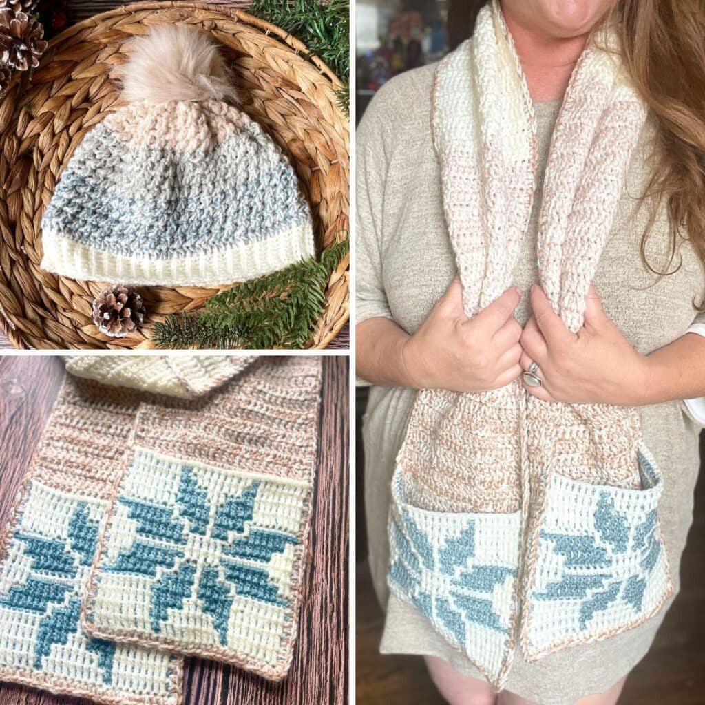 Cozy Winter Whispers Pocket Scarf - Free Crochet Pattern - Stardust ...